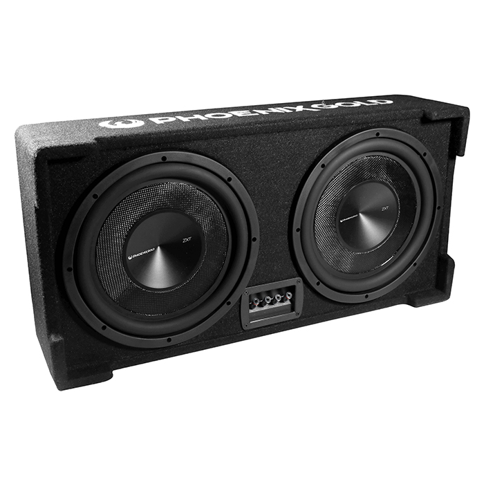 Phoenix Gold 2X12 1000W RMS 2Ohm passiv sub. box